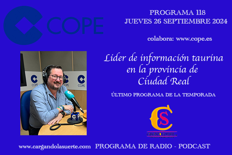 CARGANDO LA SUERTE EN COPE | 26 SEPTIEMBRE 2024 – Cargando La Suerte